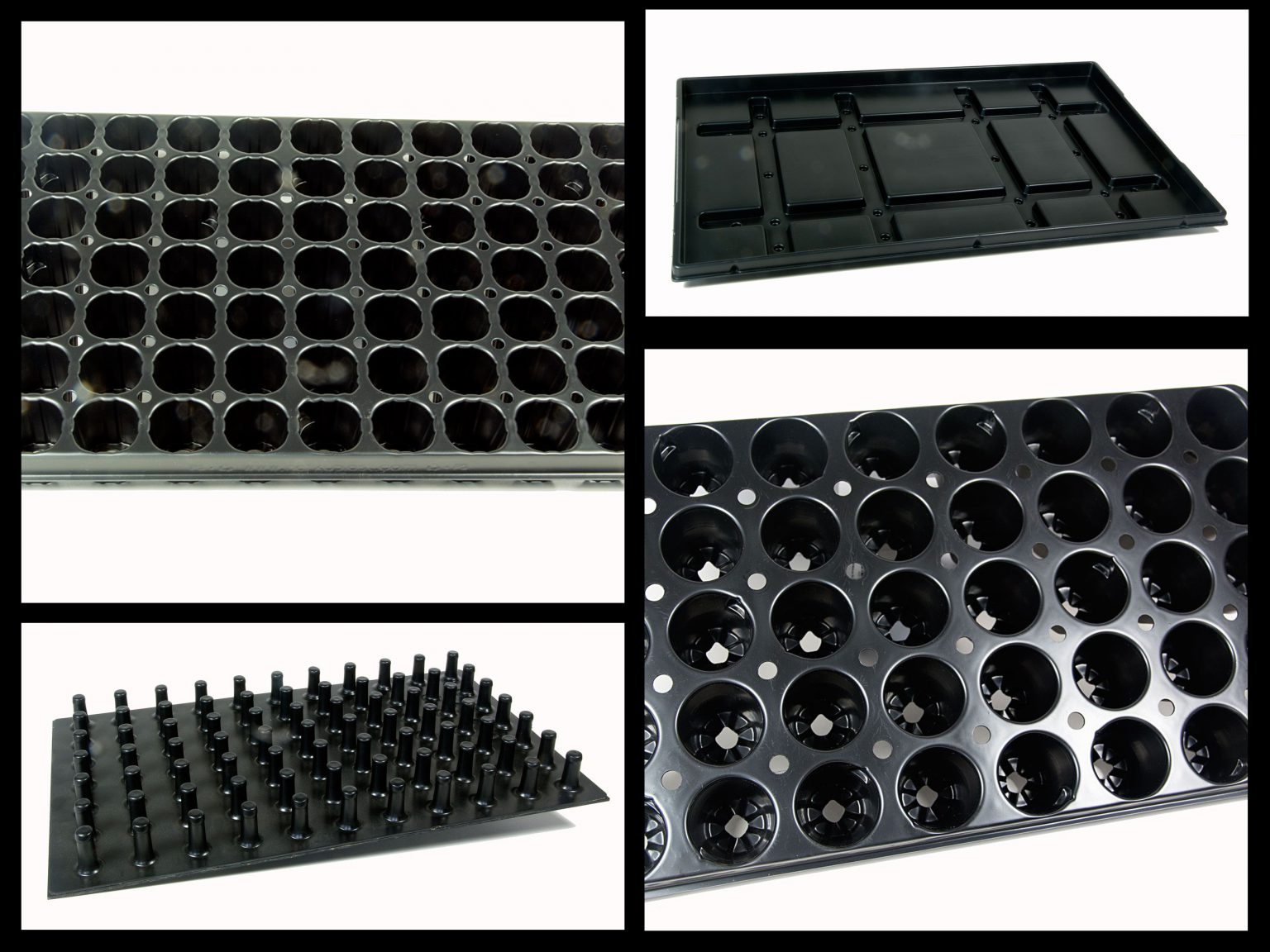 Nieuw in ons assortiment! Harde zaaitrays met onderplaat en bijpassende ...