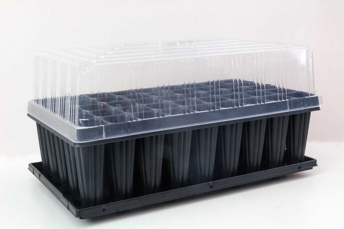 Complete set deep root zaaitray 45XXL vaks – Kweekplaten.nl